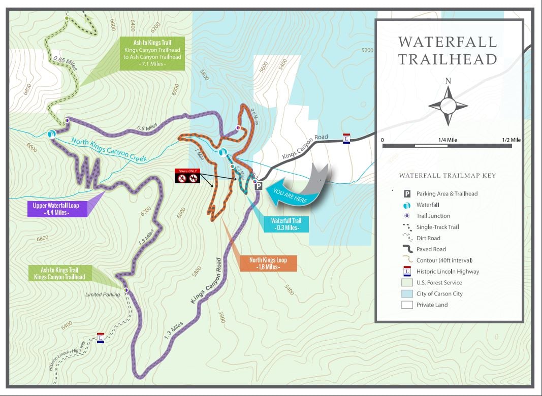 Kings Canyon Waterfall - Visit Carson City