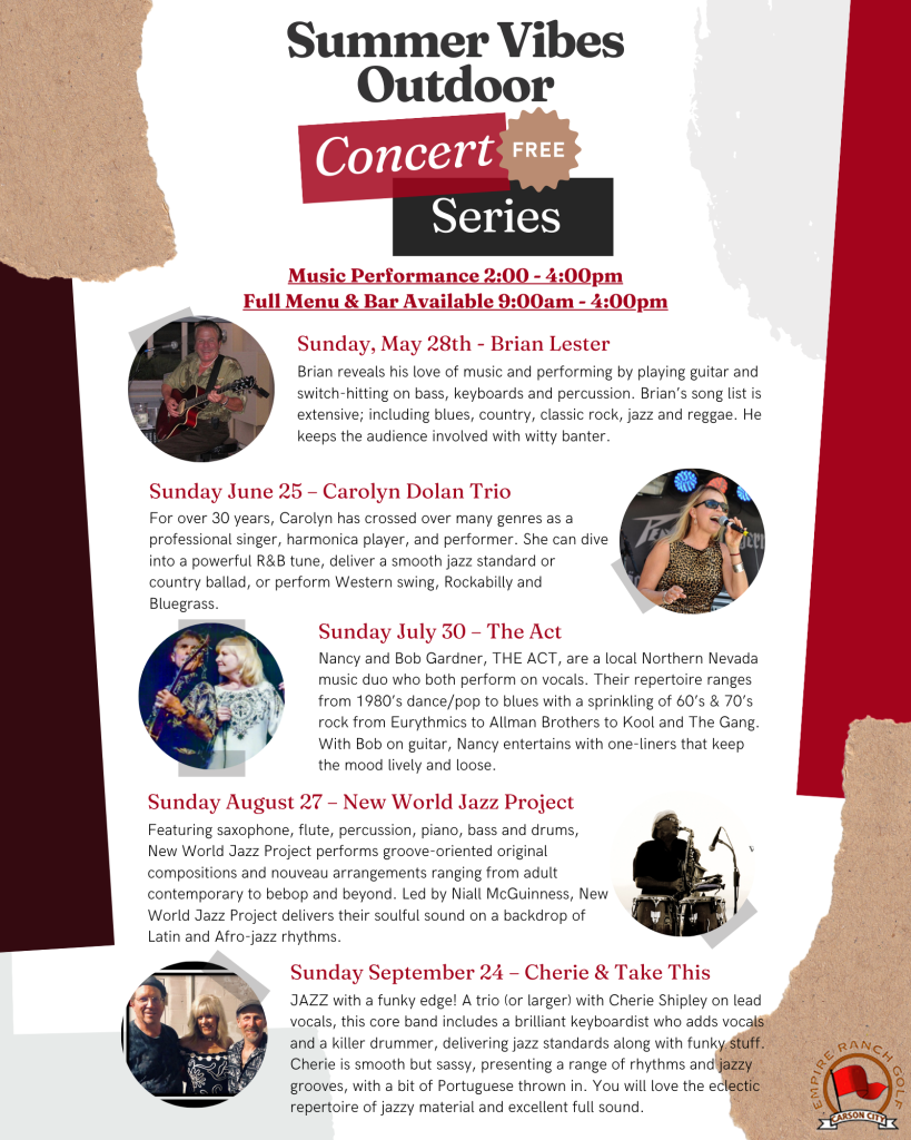 Summer Vibes Outdoor Concert Series - Visit Carson City