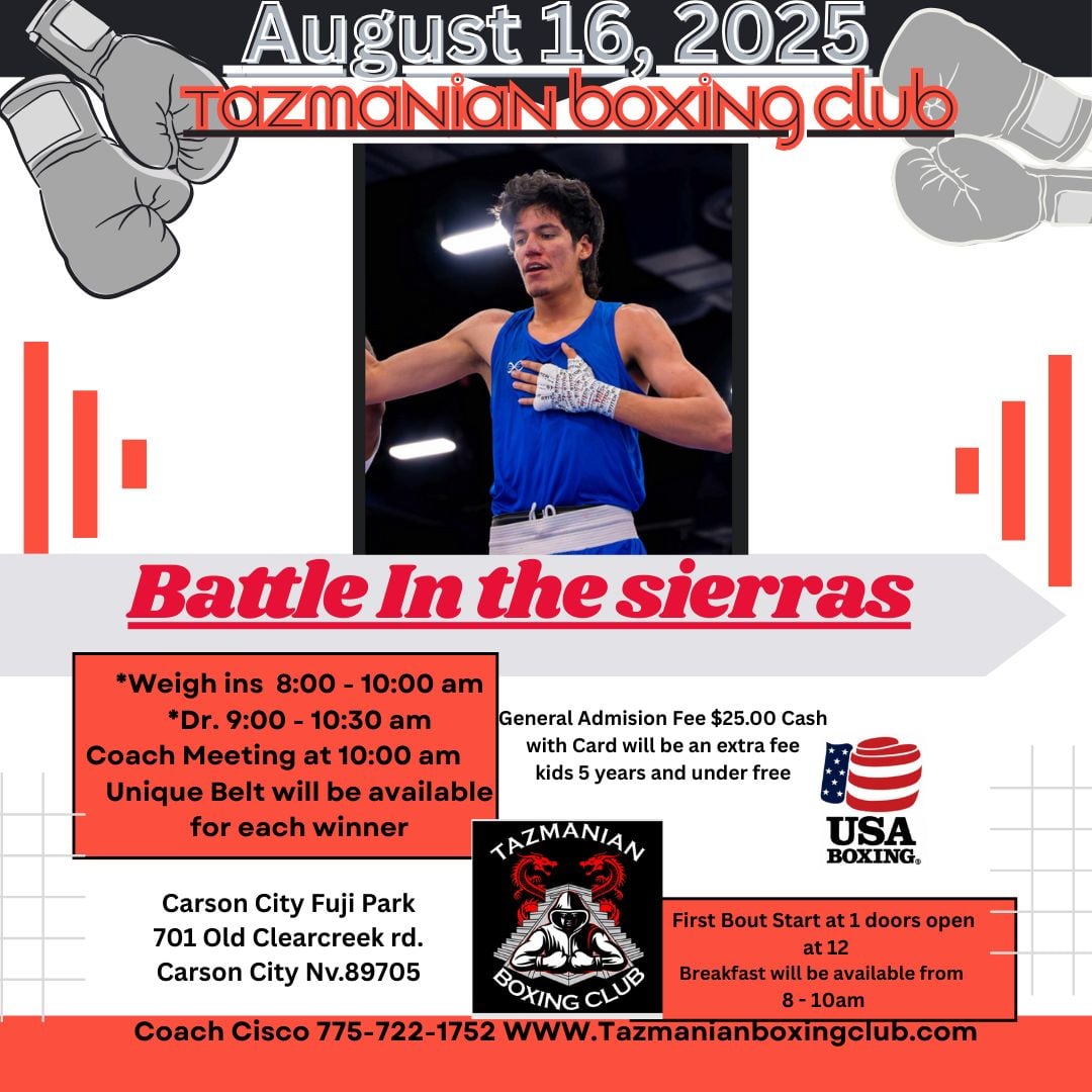Battle in the Sierras - Boxing - Visit Carson City